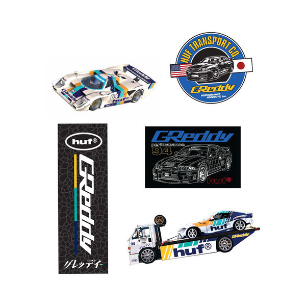 Huf x Greddy Sticker Pack | Boarders