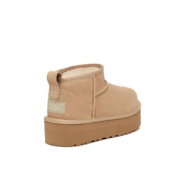 Ugg Kid's Classic Ultra Mini Platform - Sand | Boarders