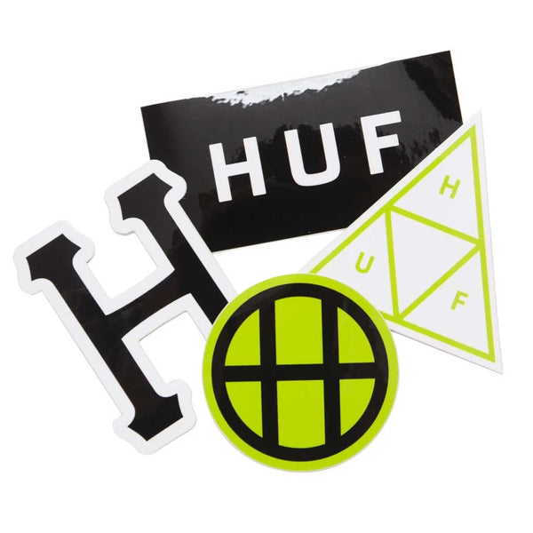 Huf Core Logo Sticker Set | Boarders
