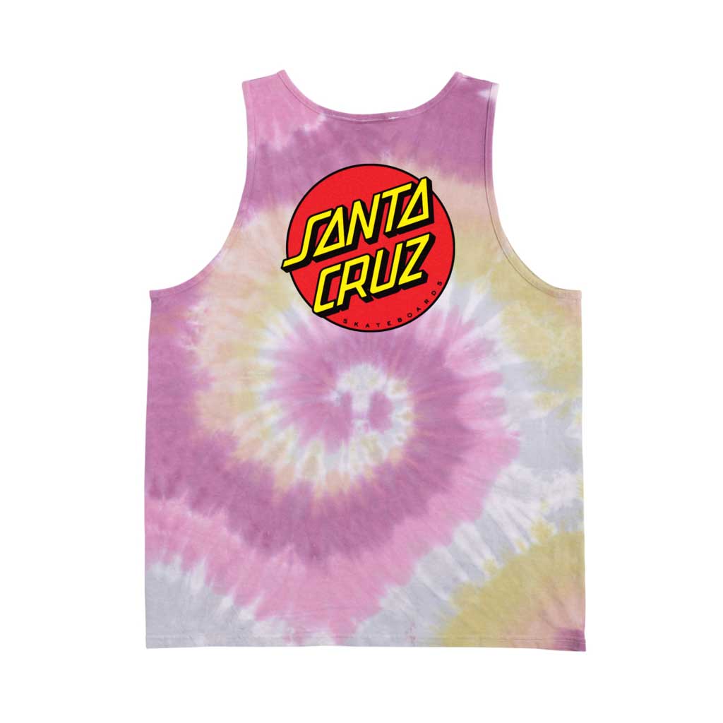 Santa Cruz Classic Dot Regular Tank - Desert Rose | Boarders